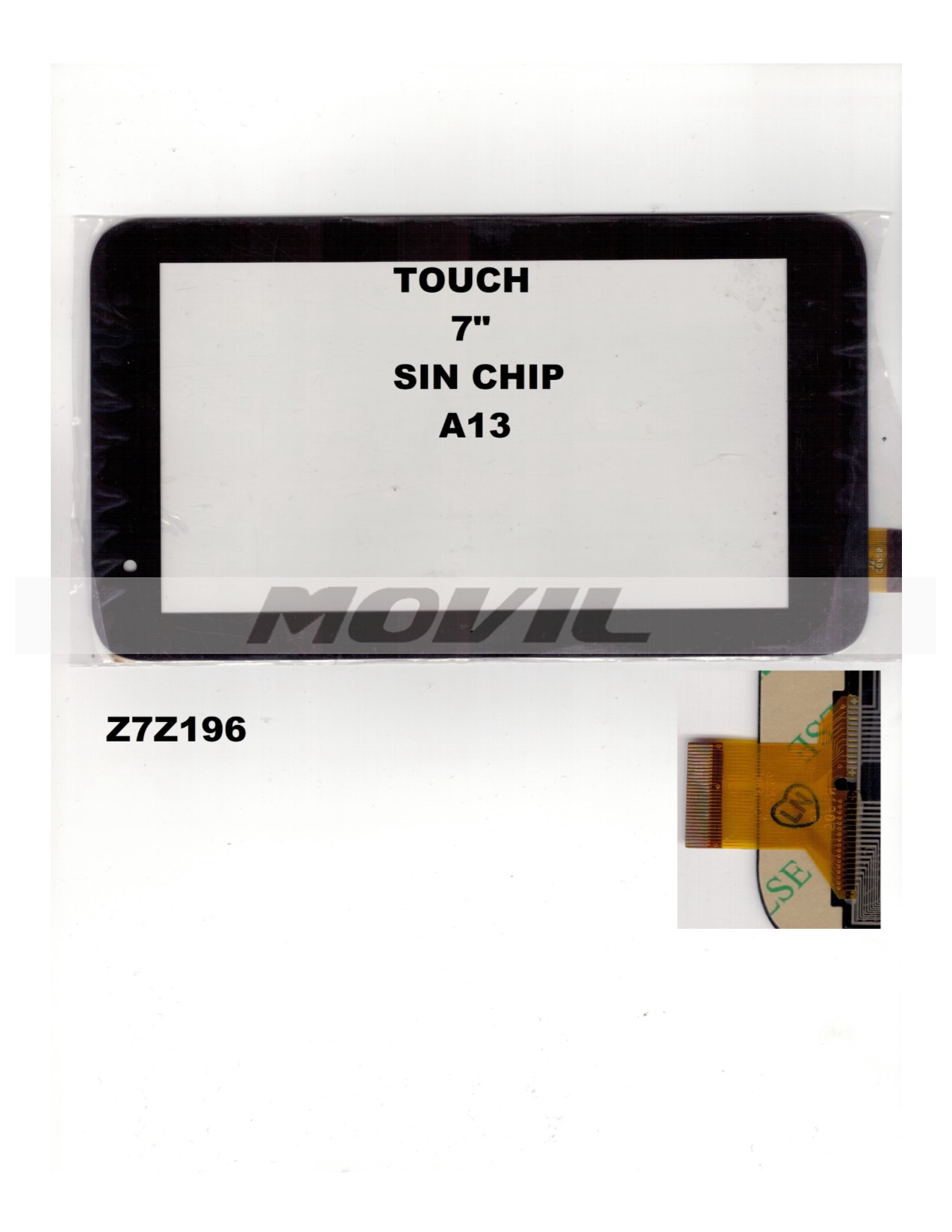 Touch tactil para tablet flex 7 inch SIN CHIP A13 Z7Z196 - MOVIL